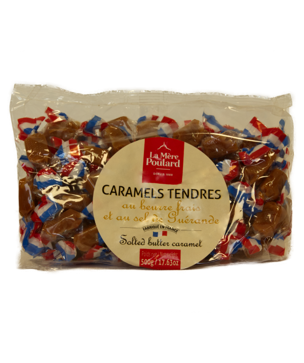 Box of Salted butter caramel candy 50g | Biscuiterie La Mère Poulard