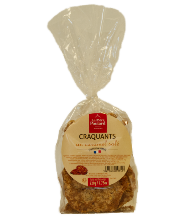 Bag of Salted butter caramel candy 200g | Biscuiterie La Mère Poulard