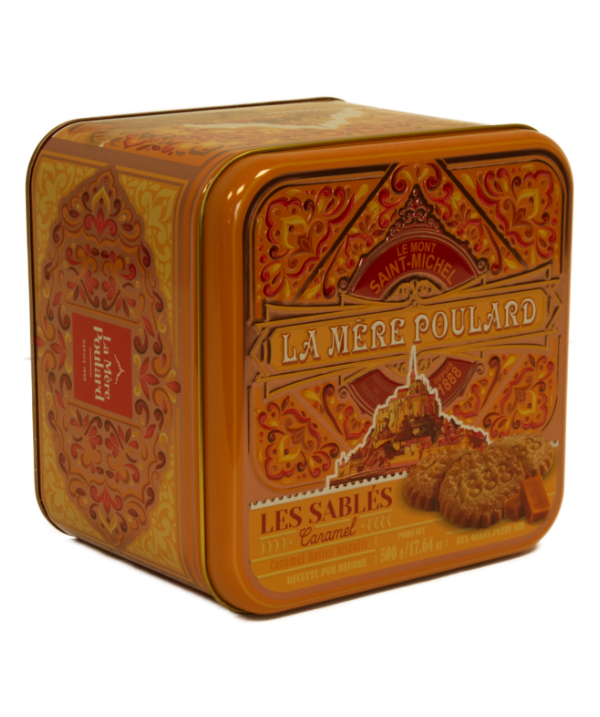 Coffret Mythique de sablés caramel 500g | Biscuiterie La Mère Poulard